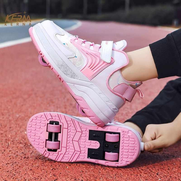 Толстая подошва, Роликовые Девочки, Мальчики KERNA EVA, Искусственная кожа Бег, Спортивная ...