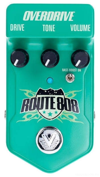 Педаль эффектов для гитары VISUAL SOUND V2RT808 V2 Route 808 овердрайв ...