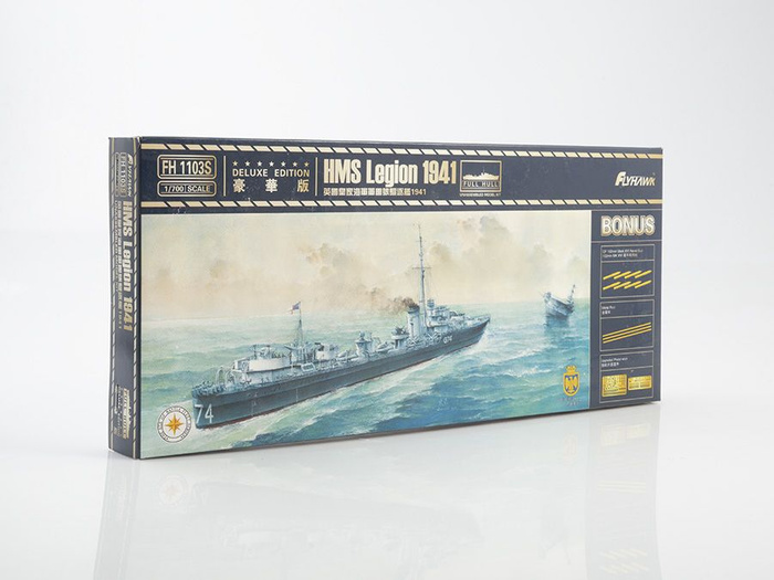 Сборная модель судна FLYHAWK HMS Legion 1941, масштаб 1/700 - купить с ...