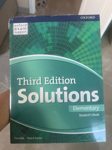 Solutions elementary third edition полный комплект: Student's Book (учебник) + Workbook (рабочая ...