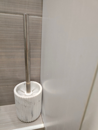 Ершик для унитаза Proffi Home, белый, серый, 1 шт купить c доставкой на OZON по низкой цене ...