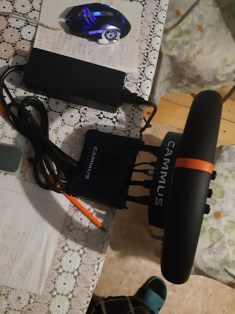 Игровой руль CAMMUS C5 (руль + настольная подставка) Гоночный симулятор ...