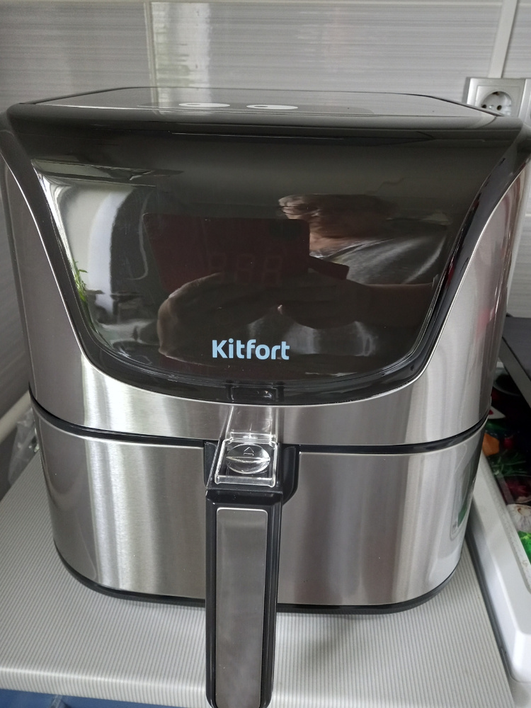 Kitfort Аэрогриль КТ-2232, серый металлик купить на OZON по низкой цене (464119976)