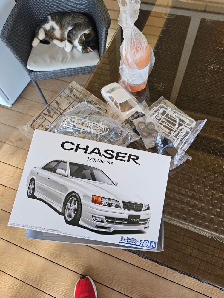 Сборная модель Машинка Aoshima-06146 1/24 Toyota JZX90 Mark II Grande ...