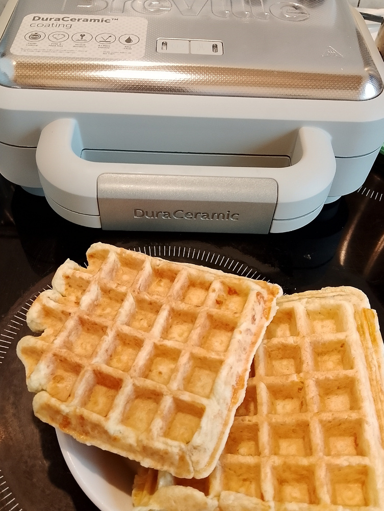 Вафельница Breville DuraCeramic VST072X, серебристый, серый - купить по ...