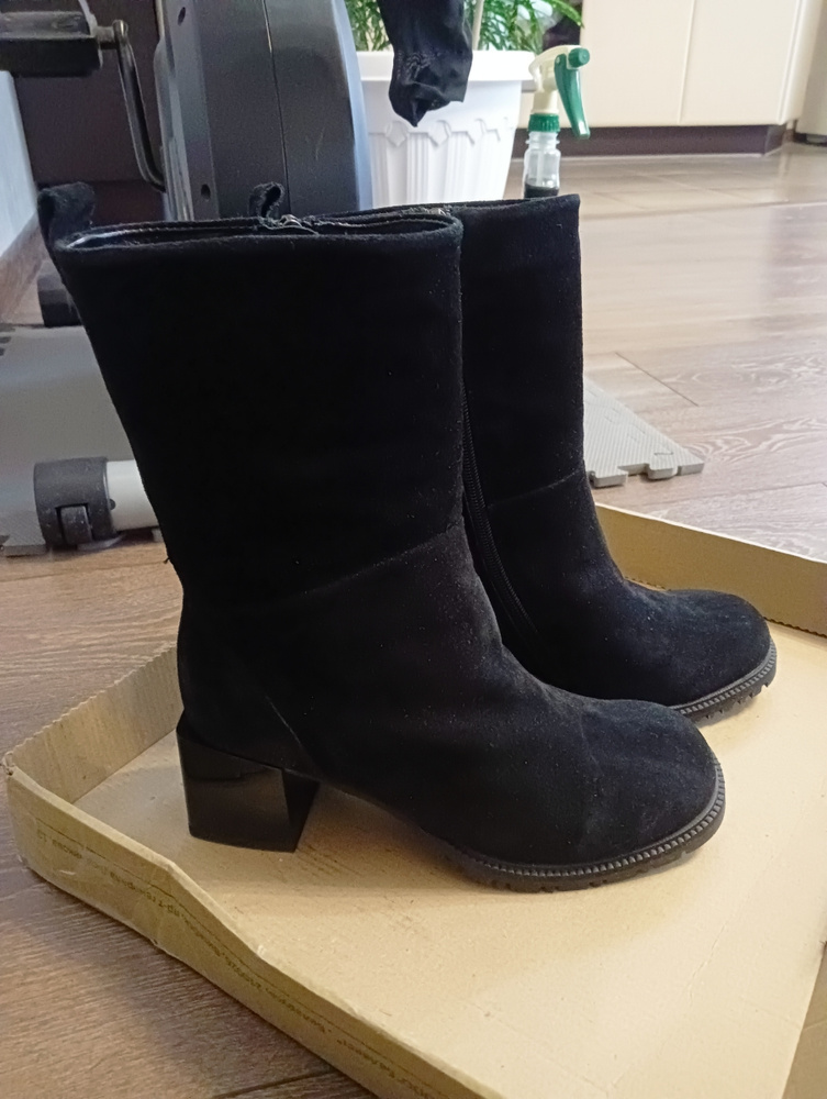 Сапоги Женский BELWEST полусапоги, размер 35 черный Зима F Беларусь Молния купить c доставкой на ...