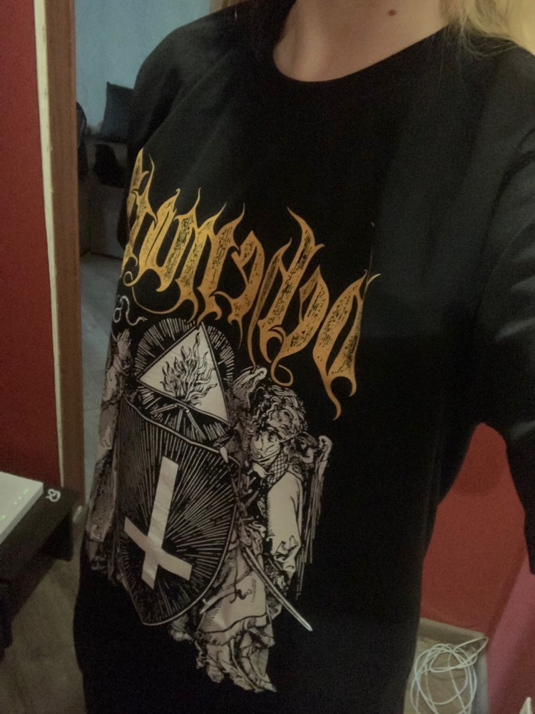 Футболка Мужской RockUp черный Короткий, размер 44, 46 Хлопок Логотип прямой Повседневный Россия ...