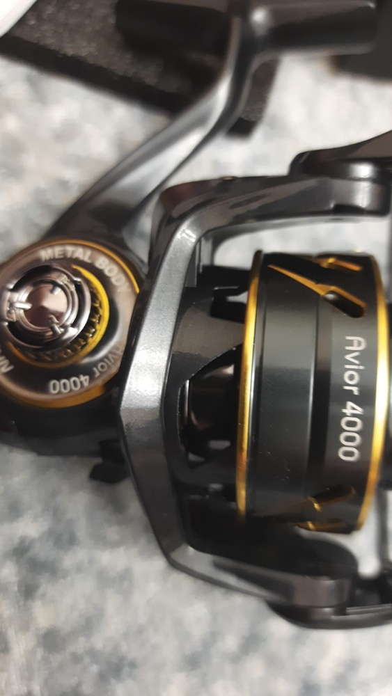 Катушка Nautilus Avior_серый металлик_черный_золотой, Безынерционная, 3000, Передний фрикцион ...