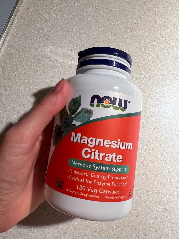Магний цитрат, NOW, Magnesium Citrate 120 капсул 400мг - купить с ...
