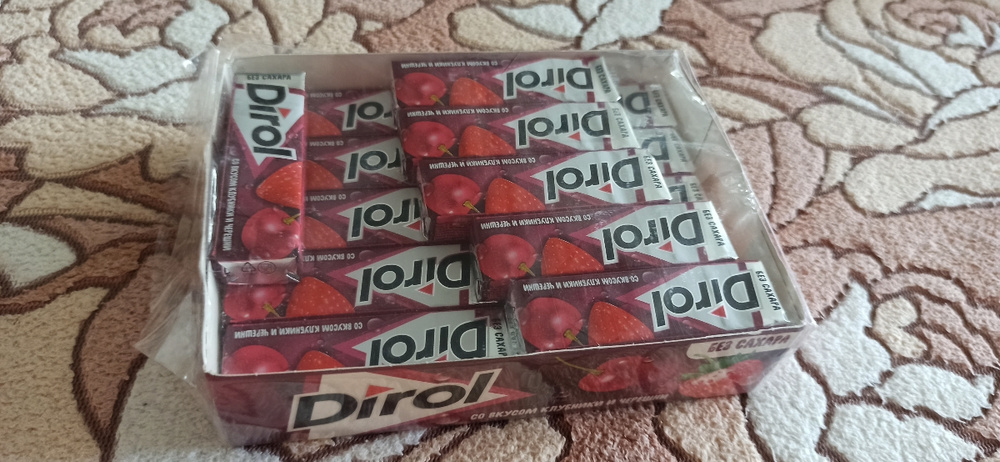 Dirol Colors XXL ассорти фруктовых вкусов жевательная резинка без ...