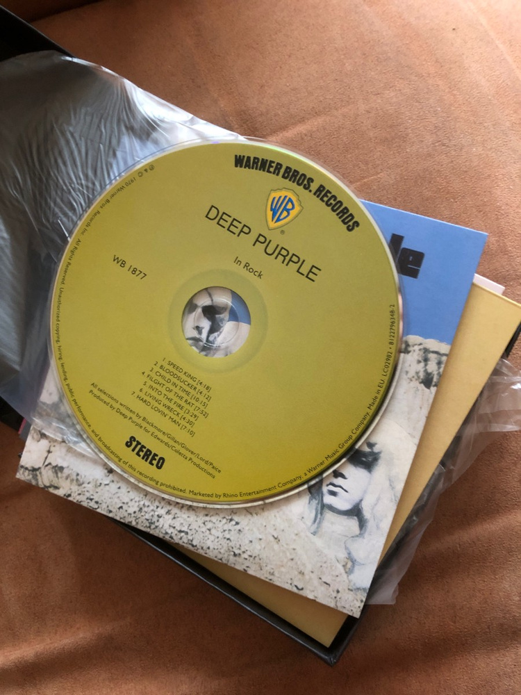 CD Deep Purple Complete Album 1970-1976, комплект из 10 CD с высококачественной музыкой ...