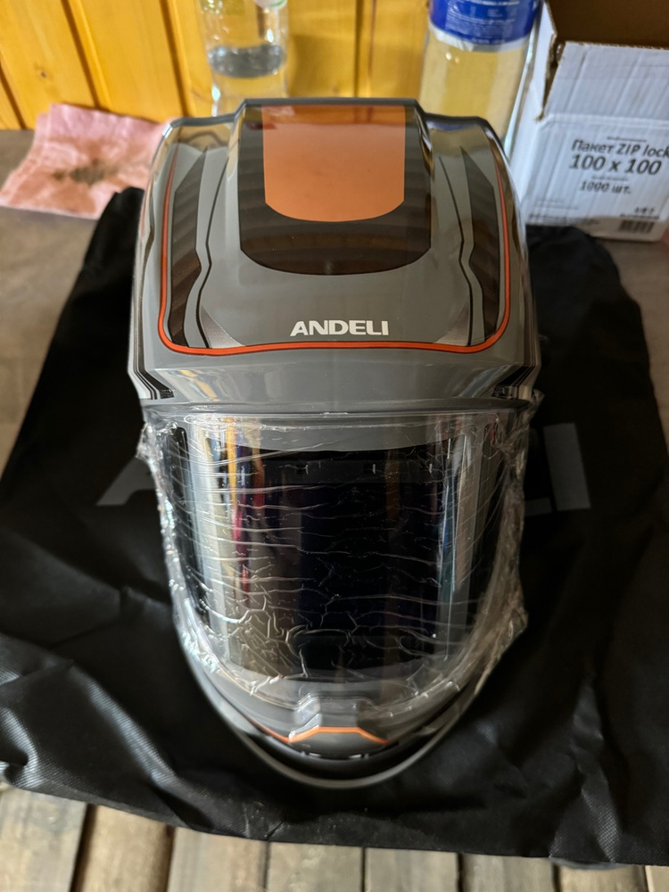 Маска сварочная хамелеон ANDELI MOON LED модель экран большой, а цвета реалистичные купить на ...