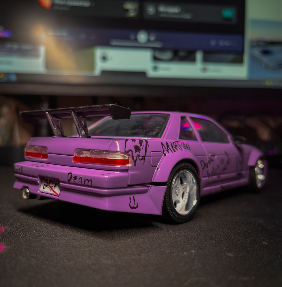 Сборная модель Машинка Aoshima-059471 1/24 RASTY Nissan S13 Silvia 1991 ...