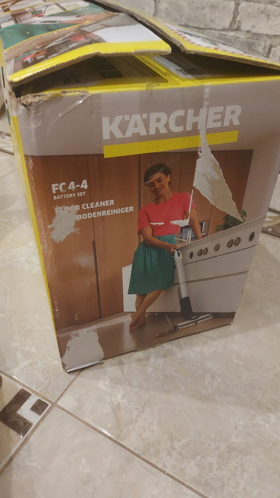 12 отзыв на Электрошвабра KARCHER FC 4-4 BATTERY SET 4B DUO (1.056-406.0) от покупателей OZON