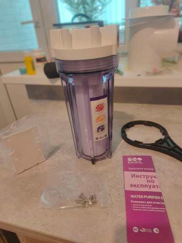 Магистральный фильтр для очистки воды Raifil PS 891C1-W12-PR-BN, 1/2 ...