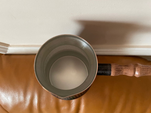 Турка для кофе медная 370 мл, JEZVA COFFEE Армянская джезва цельная - купить с доставкой по ...