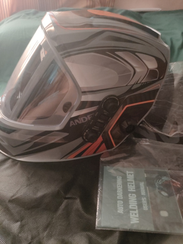 Маска сварочная хамелеон ANDELI MOON LED модель экран большой, а цвета реалистичные, Длительное ...