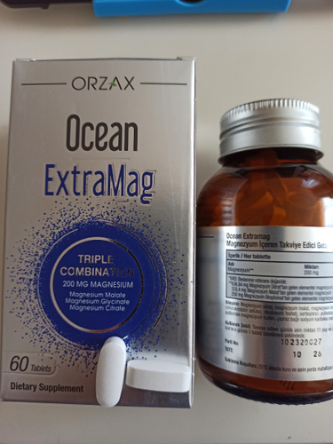 Океан Магния (Ocean Extramag Magnezyum iceren),Orzax Магний 3в1 малат ...