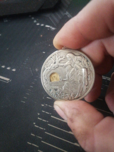 Передвижной механизм монета Святого Грааля Хобо Никель Романа Бутин ...