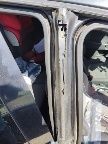 Крышка средней стойки с фитилем, правая+левая сторона для Opel Astra H ...