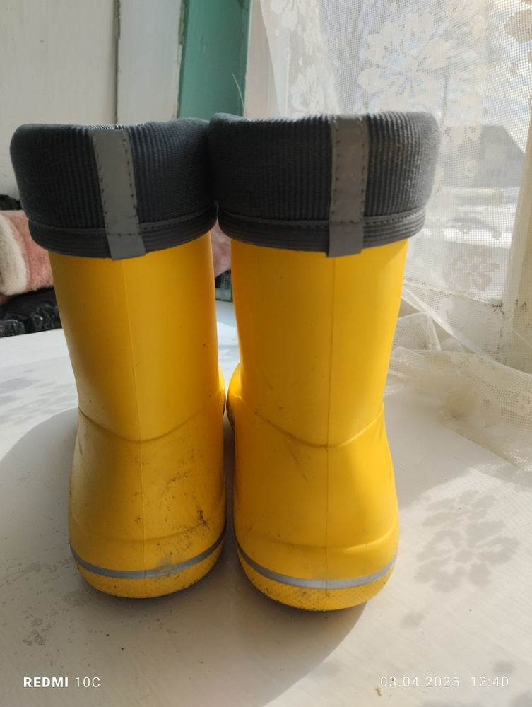 Сапоги резиновые Женский Nordman 5 черный EVA Россия Без застёжки Демисезон Рельефный рисунок ...