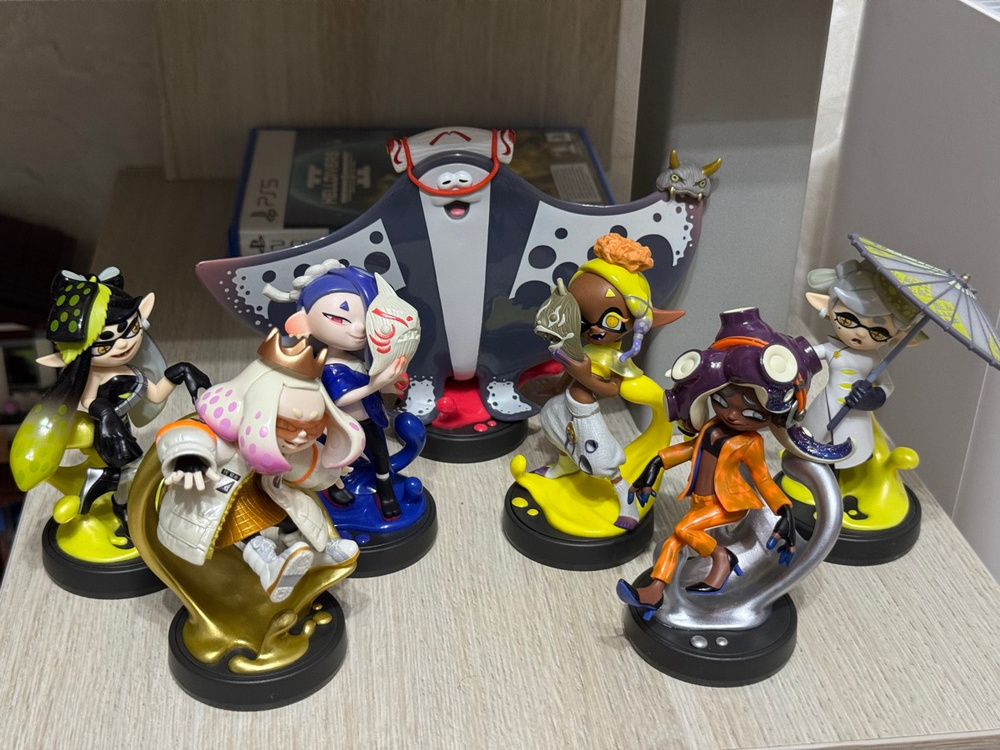 Nintendo amiibo Фигурка Набор из 2-х фигурок: Жемчик + Мариша. Side Order / Pearl + Marina. Side ...