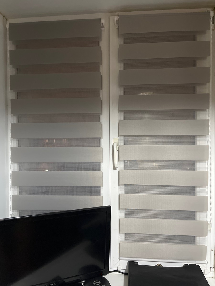 Рулонные шторы ЛюксЛайн PBML01 , размер 48х160 см, белый, Полиэстер купить c доставкой на OZON ...