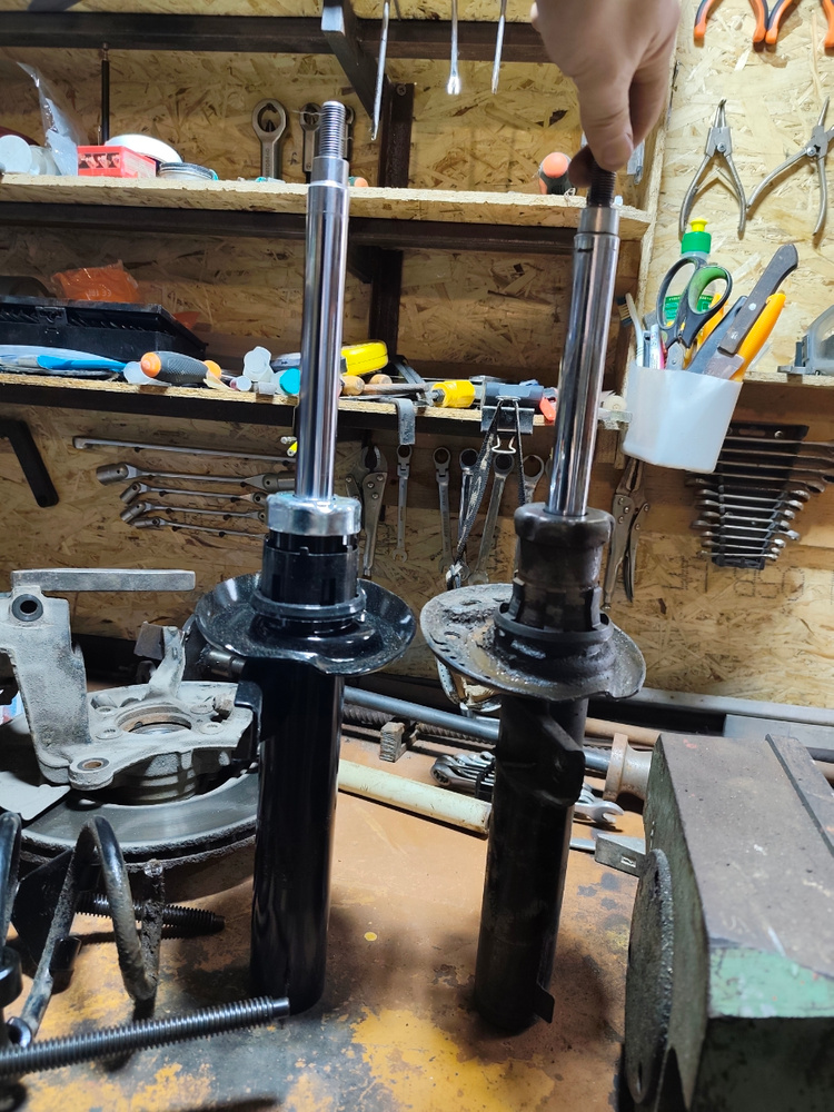 Пара передних амортизаторов Zekkert Германия на Volkswagen Tiguan 2007-2015гг. Стойка ...