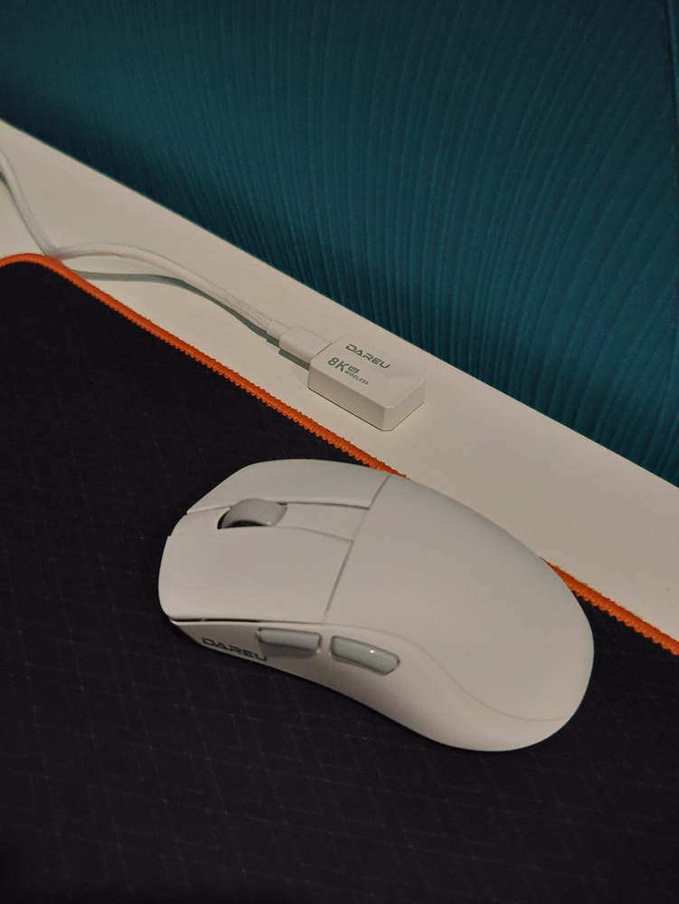 Игровая мышь беспроводная DAREU беспроводная A950-AIR-8K , белый, серый металлик купить c ...