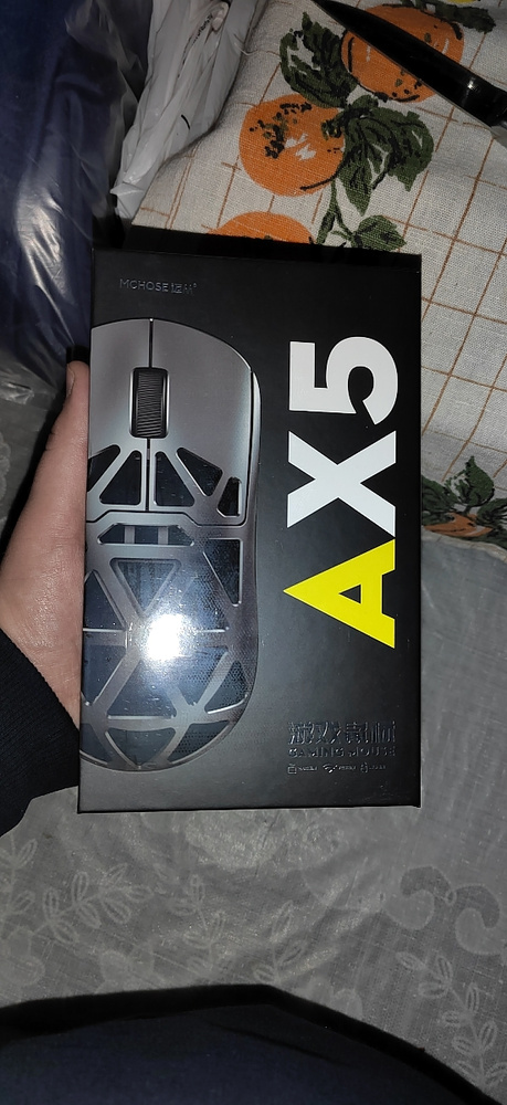 Игровая мышь беспроводная MCHOSE беспроводная AX5 , белый, черный,ax5 V2 купить c доставкой на ...