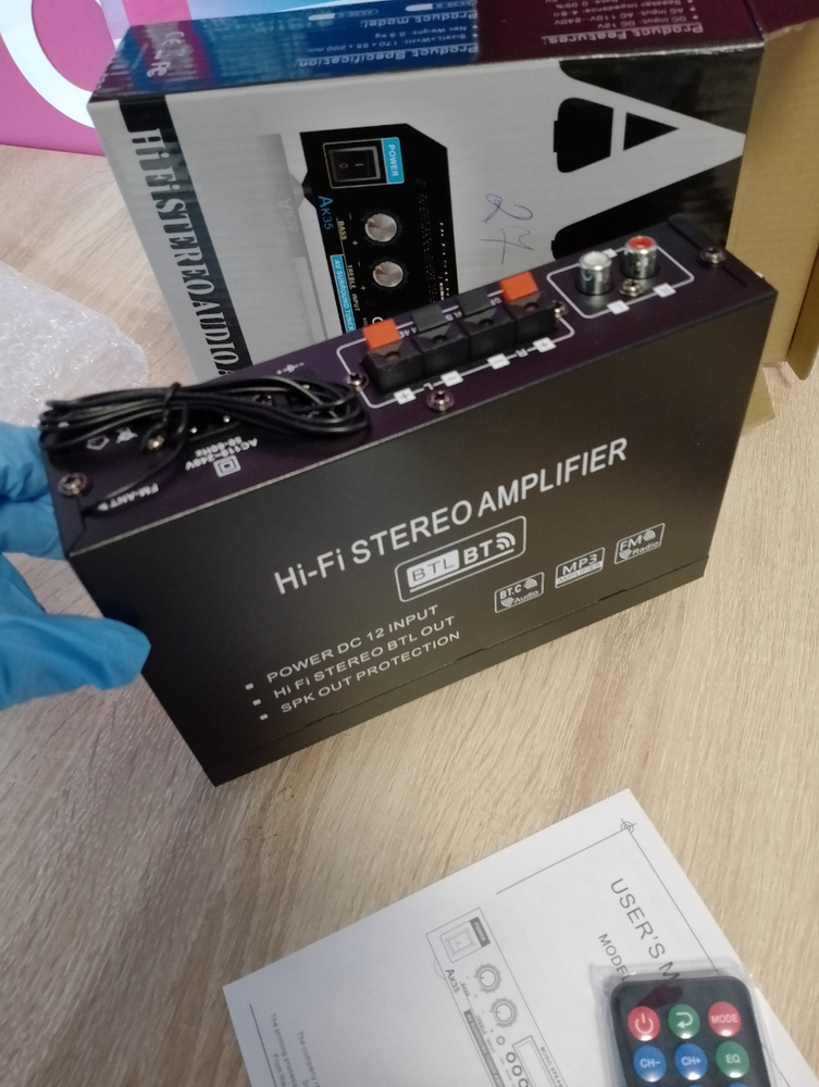 Аудио усилитель звука для колонок,ak35 усилитель звука 2.1 ...