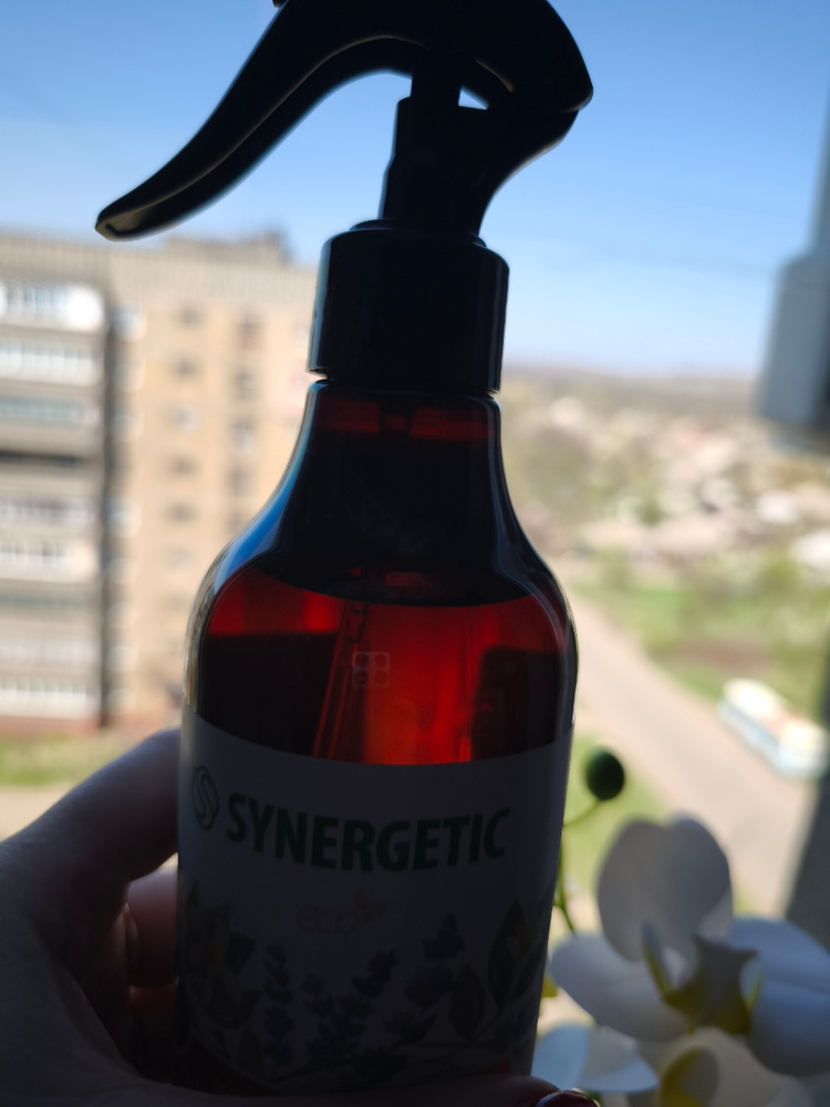 Освежитель воздуха, ароматизатор парфюм для дома, туалета SYNERGETIC набор 3 шт по 380 мл ...