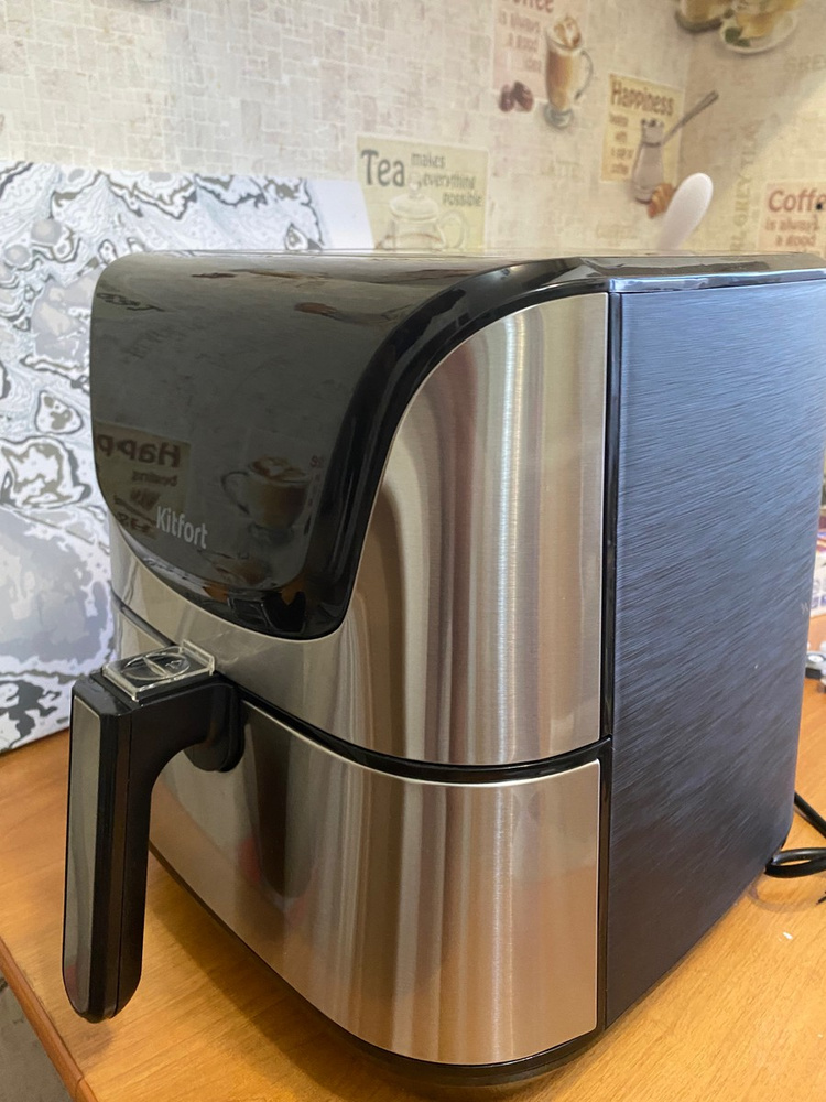 Kitfort Аэрогриль КТ-2232, серый металлик купить на OZON по низкой цене (464119976)