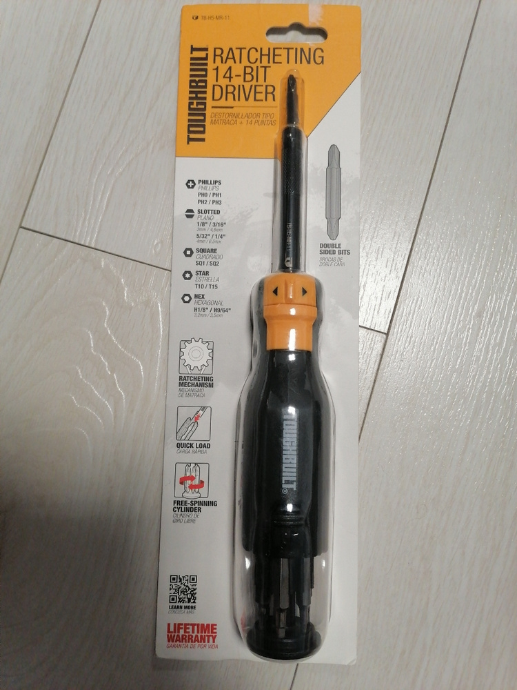 Дефекты TOUGHBUILT в специальных предложениях TB-H5-MR-11 9-элементная двухкомпонентная рукоятка ...