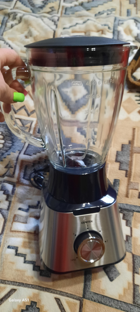 Centek Ручной блендер погружной 3в1 CT-1345 BLACK + мерный стакан на 800мл, измельчитель-чоппер ...