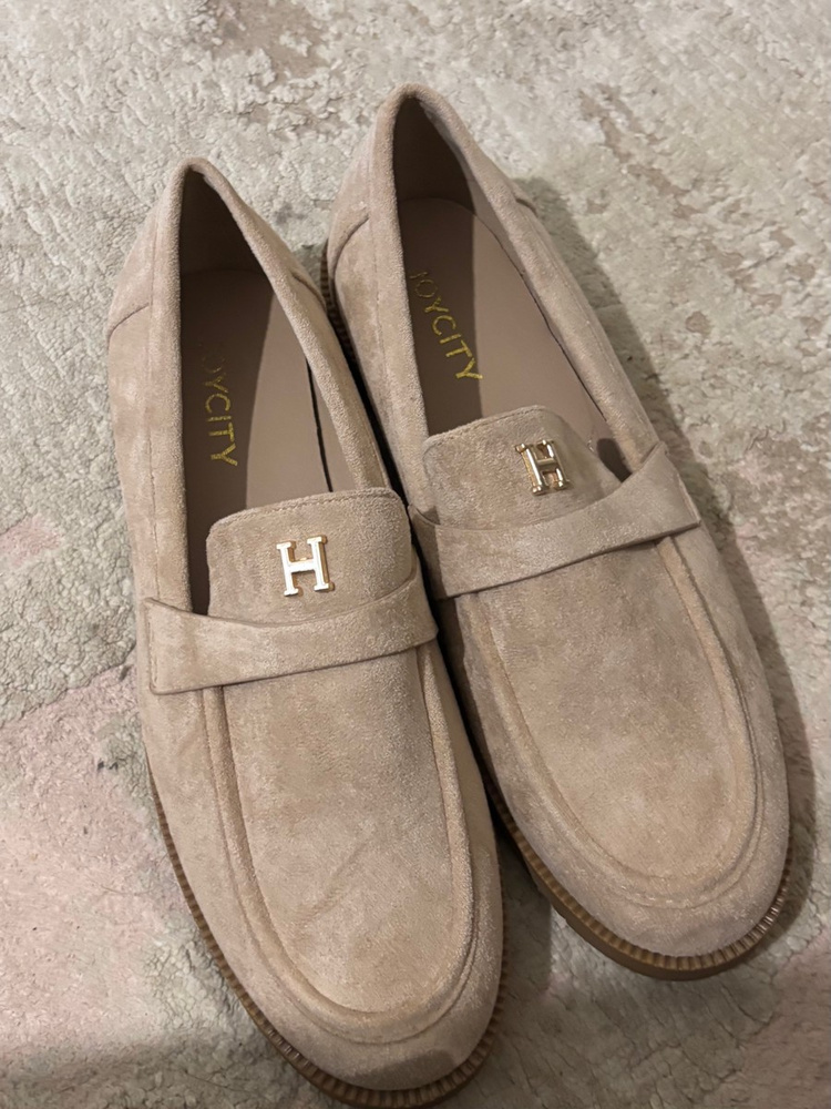 Лоферы Женский JOYCITY бежевый, размер 41 Лето F Россия Аппликация купить c доставкой на OZON по ...