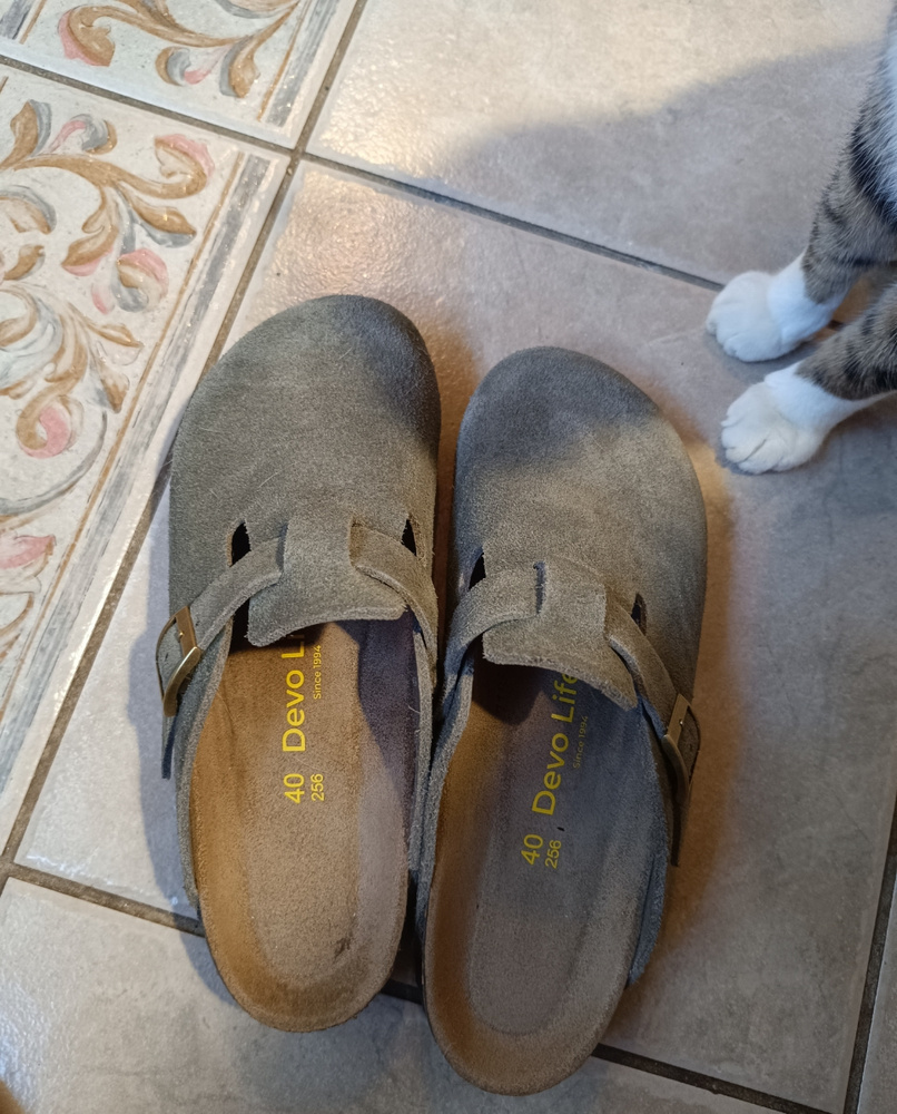 Сабо Женский Devo Life EVA, Натуральная кожа, размер 37 Анатомическая стелька, Толстая подошва ...