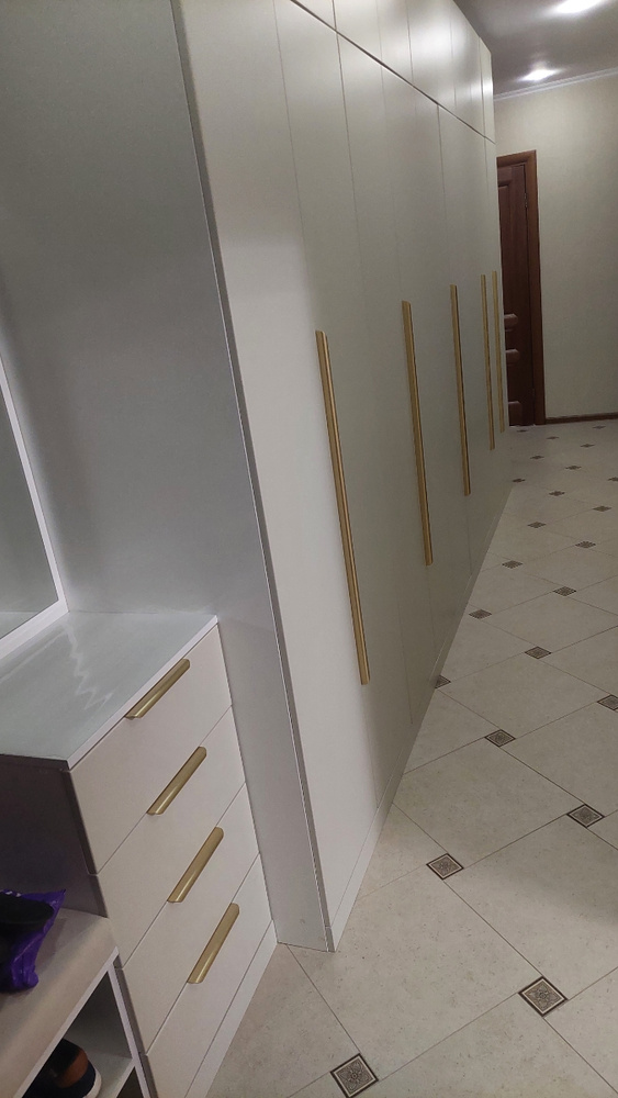 Ручка торцевая, 224/297 мм, матовый хром RT-006-300 SC компл 2 шт ...