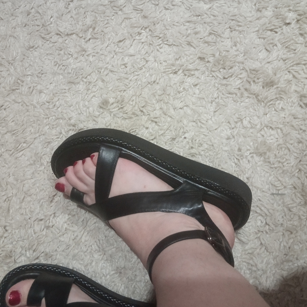 Босоножки Женский JOYCITY Платформа Экокожа, размер 36 Ремешок вокруг щиколотки, Открытый нос F ...