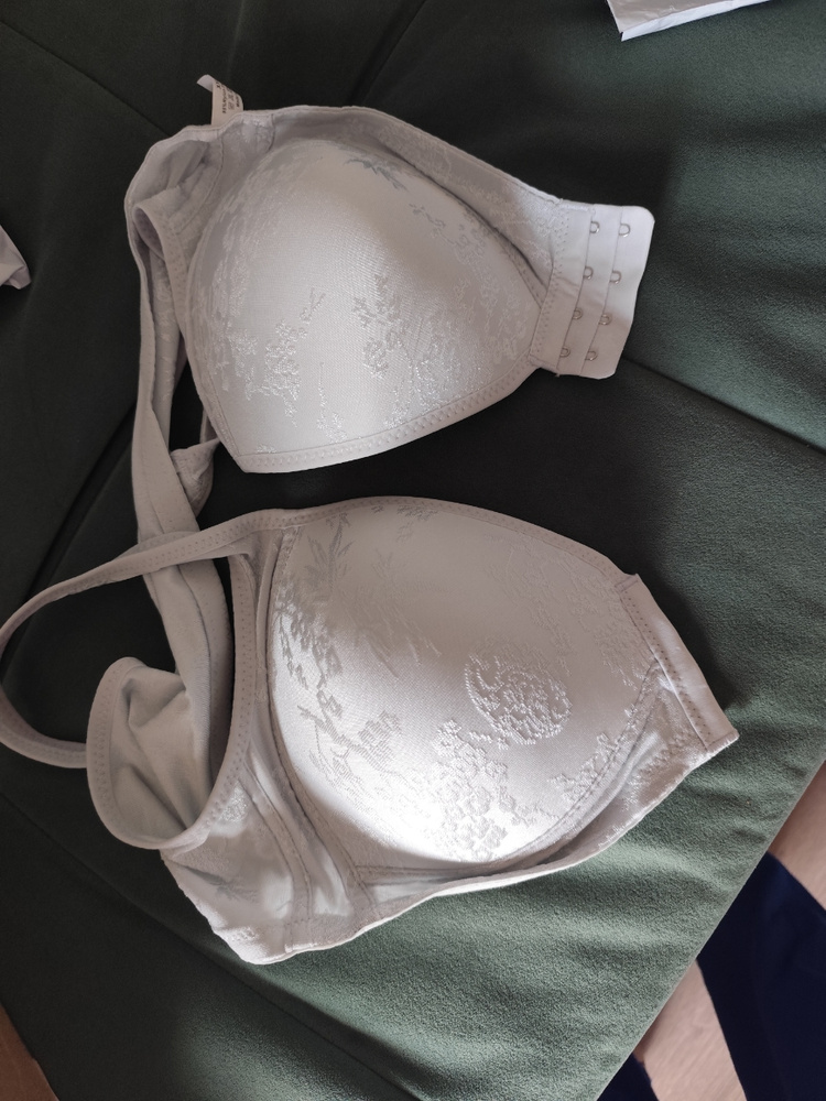 Бюстгальтер Женский Zara с застежкой спереди, размер 85B, 85C бежевый нейтральный Полиэфирный ...