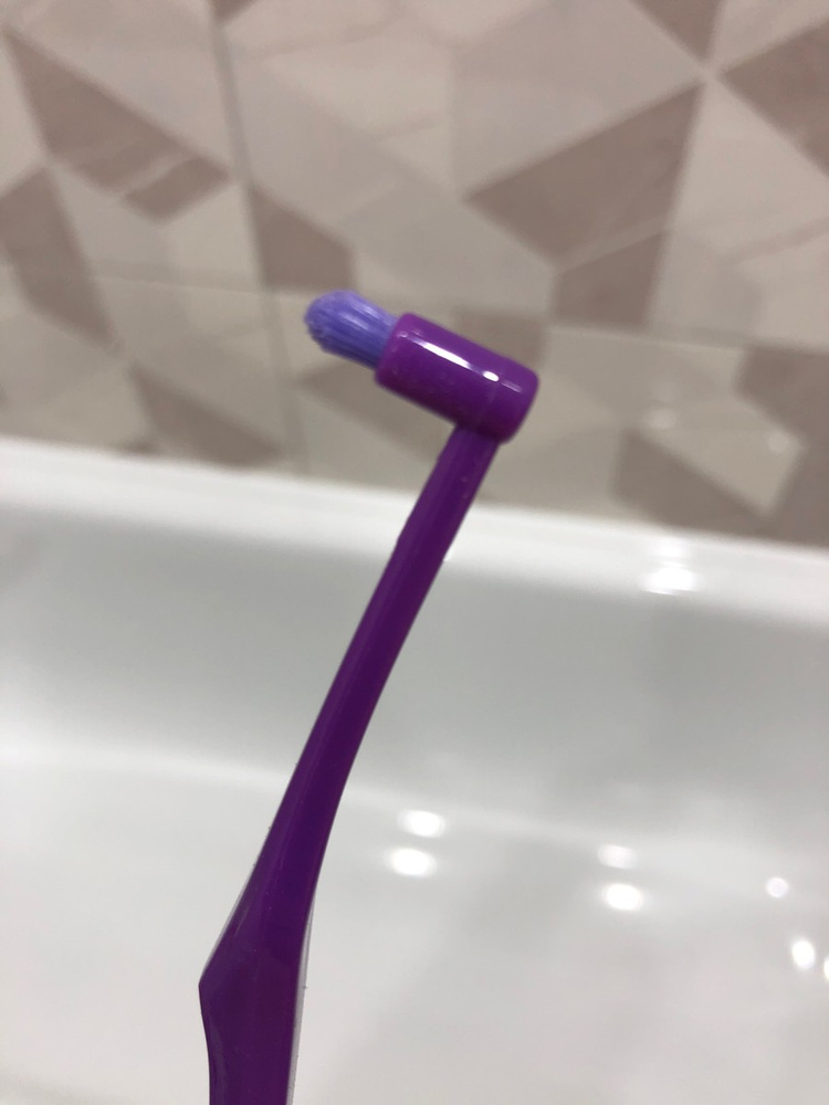 Монопучковая зубная щетка Pesitro 1680 6 мм, для брекетов и имплaнтов ...