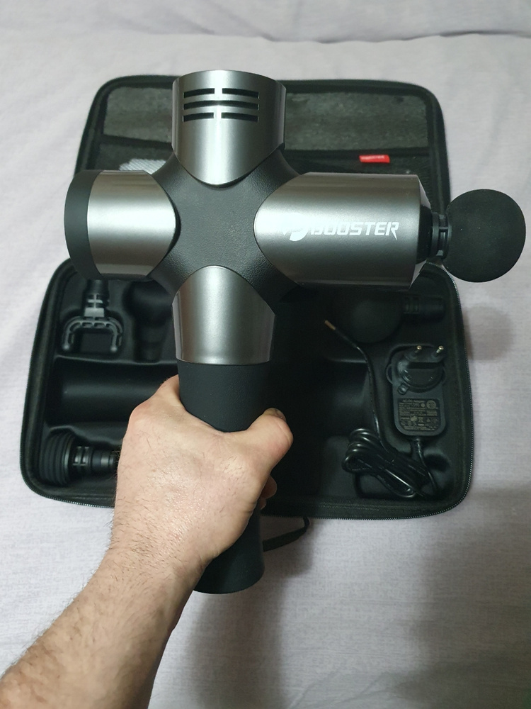 BOLUOJUN BOOSTER Pro 3 Массажер перкуссионный пистолет профессиональный ...