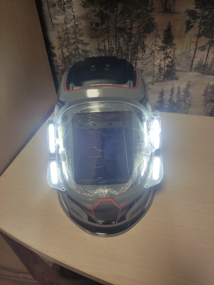 Маска сварочная хамелеон ANDELI MOON LED модель экран большой, а цвета реалистичные купить на ...