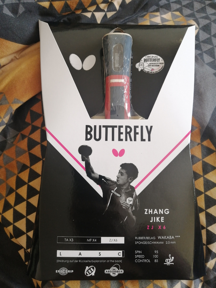 Ракетка для настольного тенниса Butterfly Zhang Jike ZJX6 купить на OZON по низкой цене (232788310)
