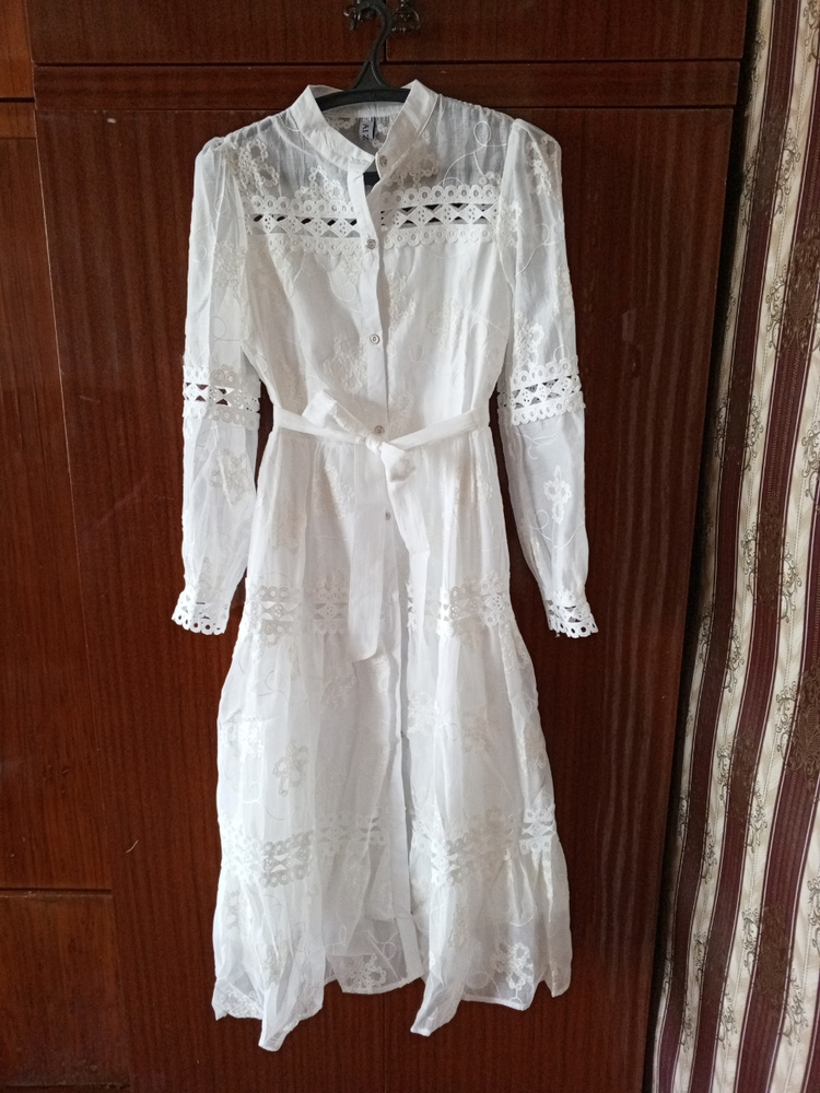 Платье Женский черный платье-майка Повседневный Длинный Софт Складки ...