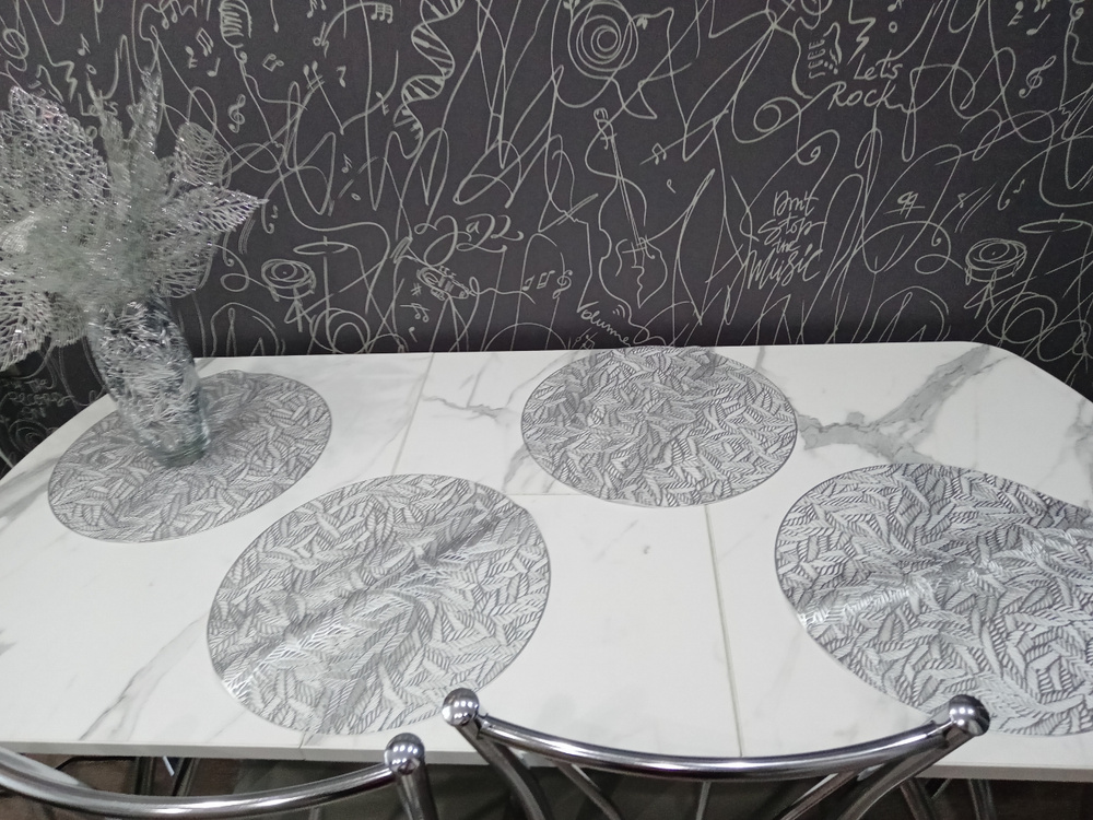 FoHo Набор сервировочных салфеток ПВХ пластизоль 38x38см, 4шт. купить ...