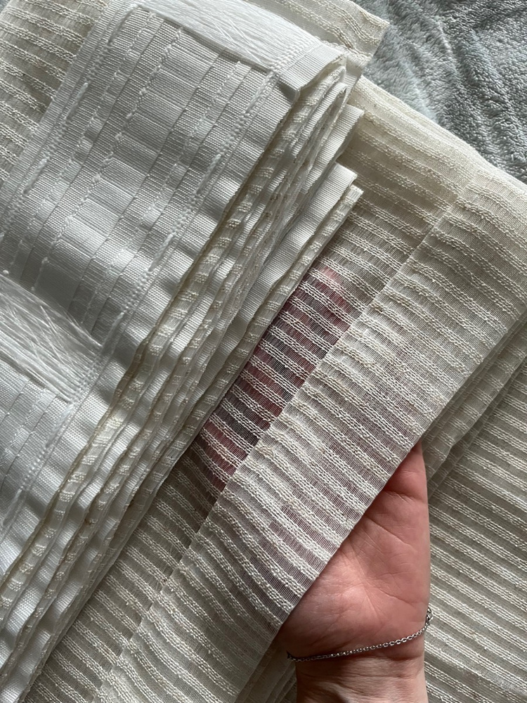 Штора LE YUN YUN duotiaowen , 240х200см, Белый , Лён, Лавсан купить c ...