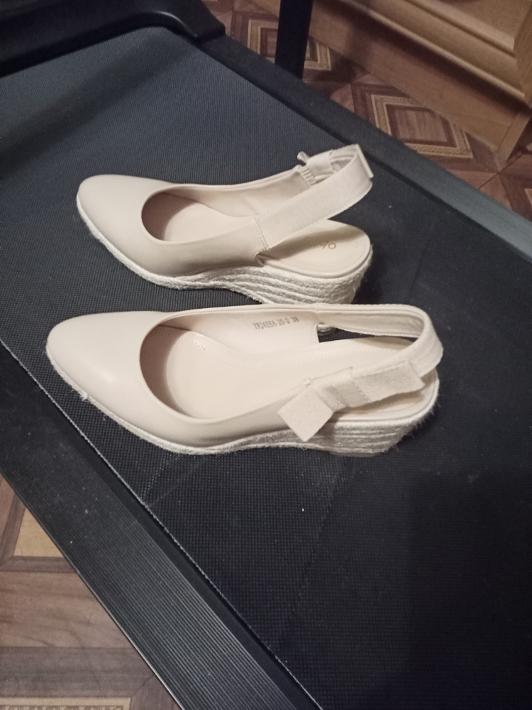 Босоножки Женский Obba Танкетка Экокожа, размер 39 Толстая подошва, Круглый нос F Лето Италия ...