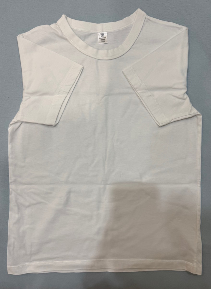 Футболка Девочки, Мальчики PaleyWear лен, суровый темно-синий Короткий, размер 8 Хлопок ...