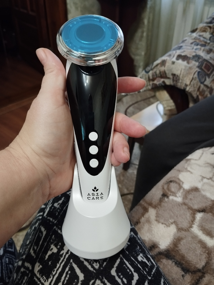 Микротоковый массажер для лица AsiaCare / rf лифтинг / микротоки для лица аппарат купить на OZON ...